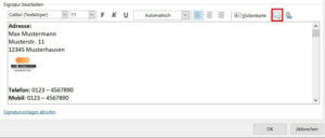 Outlook Signatur erstellen und einrichten